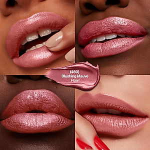 Revlon Super Lustrous Lipstick, Creamy Formula For Soft, Fuller-Looking Lips, Moisturized Feel, Blushing Mauve (460), 0.15 oz