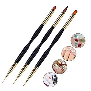 FRCOLOR 3pcs nail gel nail kit gel acrylic nail brush Manicure Accessories Nail Art Design brush manicure tools professional Nail Art Tool Nail Art Accessories Nail Art Pen Nail Pen extend