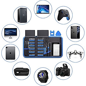 140 in 1 Precision Screwdriver Set, Professional Computer, Laptop Repair Tool Kit, Cell Phone Repair Tool Kit, Compatible for iPhone, Tablet, Macbook, PC, and Xbox Repair