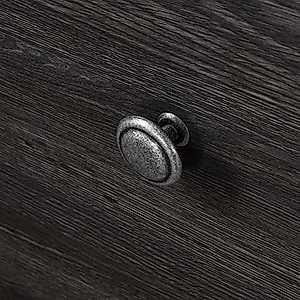 South Shore Zach Mates Bed with 3 Drawers-Twin-Gray Oak