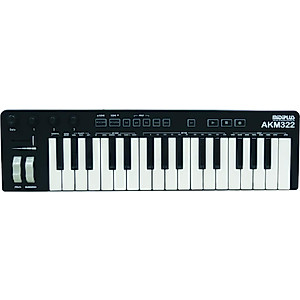 AKM322 32-Key MIDI Keyboard Controller with Cubase LE