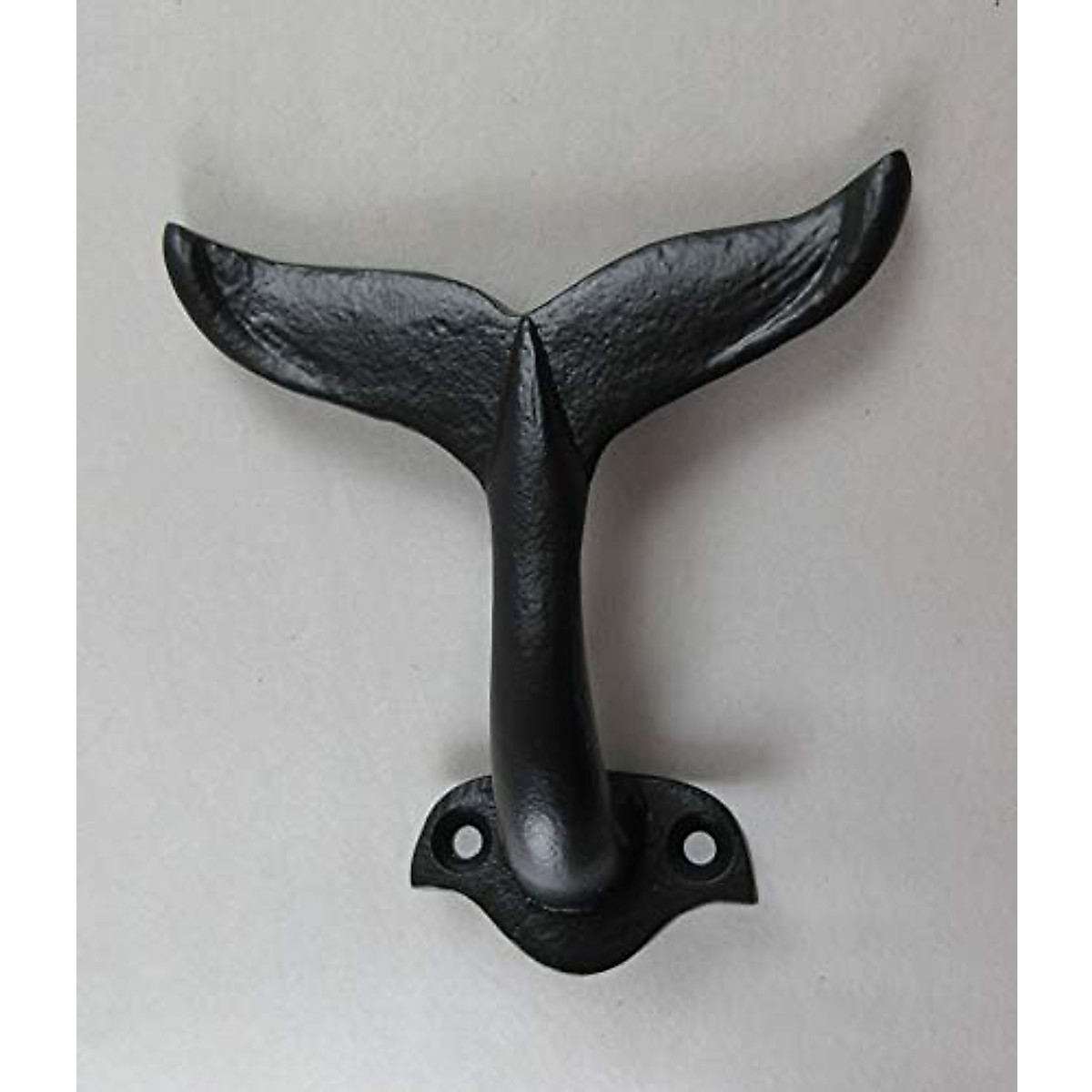 UD Cast Iron Whale Tail Hook Nautical Decor