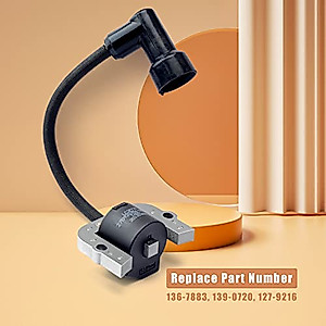 Ignition Coil Module Compatible with Toro TITAN TimeCutter Exmark Series Riding Lawn Mowers Replace Part 136-7883 139-0720 127-9216…