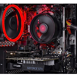 SkyTech Blaze II Gaming Computer PC Desktop – Ryzen 5 2600 6-Core 3.4 GHz, NVIDIA GeForce GTX 1660 6G, 500G SSD, 16GB DDR4, RGB, AC WiFi, Windows 10 Home 64-bit