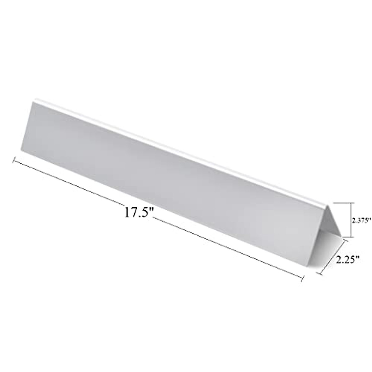 GasSaf 17.5inch Flavorizer Bar Replacement for Weber 7620, Genesis 300, E310, S310, E330, EP-330 Series Grill, 5-Pcs Stainless Steel Flavor Bar (L17.5 x W2.25 x H2.375)