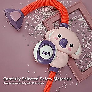 SizzlingStar Baby Bath Toy Electric Automatic Shower Shower Head Toddler Water Toy Pump for Kids Boys Girls 6 Months (Pink)