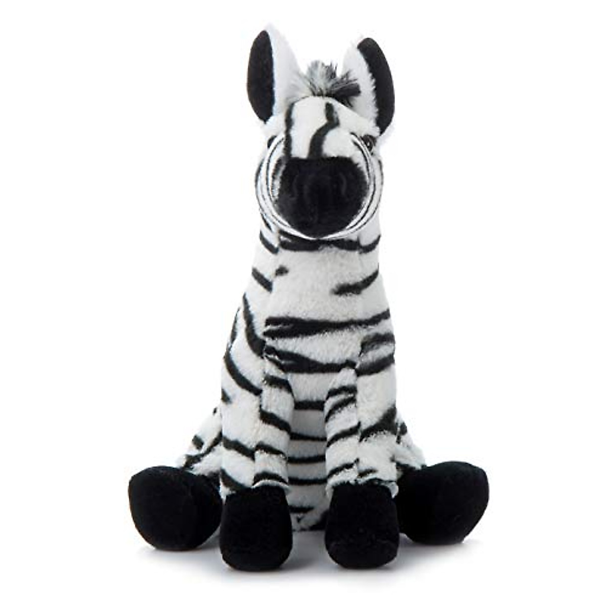 The Petting Zoo Zebra Stuffed Animal, Gifts for Kids, Wild Onez Zoo Animals, Zebra Plush Toy 12 inches