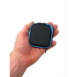 Bulk 24 Pack of Square Hard Foam Earbud Storage Cases