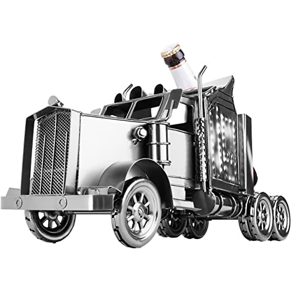 BRUBAKER Truck Wine & Beer Bottle Holder Sculpture