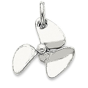 IceCarats 925 Sterling Silver Vintage Boat Fishing Propeller Necklace Charm Pendant 20mm x 16mm Only