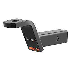 CURT 45050 Class 3 Trailer Hitch Ball Mount, Fits 2-Inch Receiver, 7,500 lbs, 1-Inch Hole, 4-Inch Drop, 2-In Rise