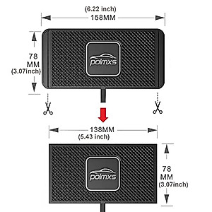 Wireless Charger,POLMXS Wireless car Charger Charging pad 10w Non Slip qi Charger pad Fast Wireless Phone Charger for car Cell phoneWireless Charging mat galaxy21/20 Note10 S9S10S8 (30cm Cable)(C2Y)
