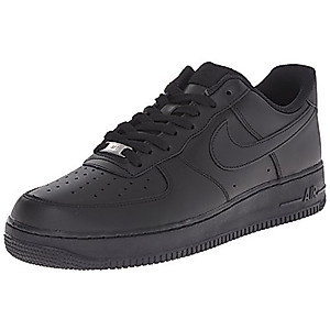 Nike Air Force 1 '07 Basketball Shoe ,Black,11 Men US