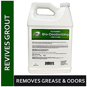 Black Diamond Stoneworks GET SERIOUS Grease Trap Treatment and Odor Control 1-G AND Restaurant Bio-Deodorizing Floor Cleaner Heavy Duty Commercial Concentrated Enzyme Degreaser, Odor Eliminator 1-G