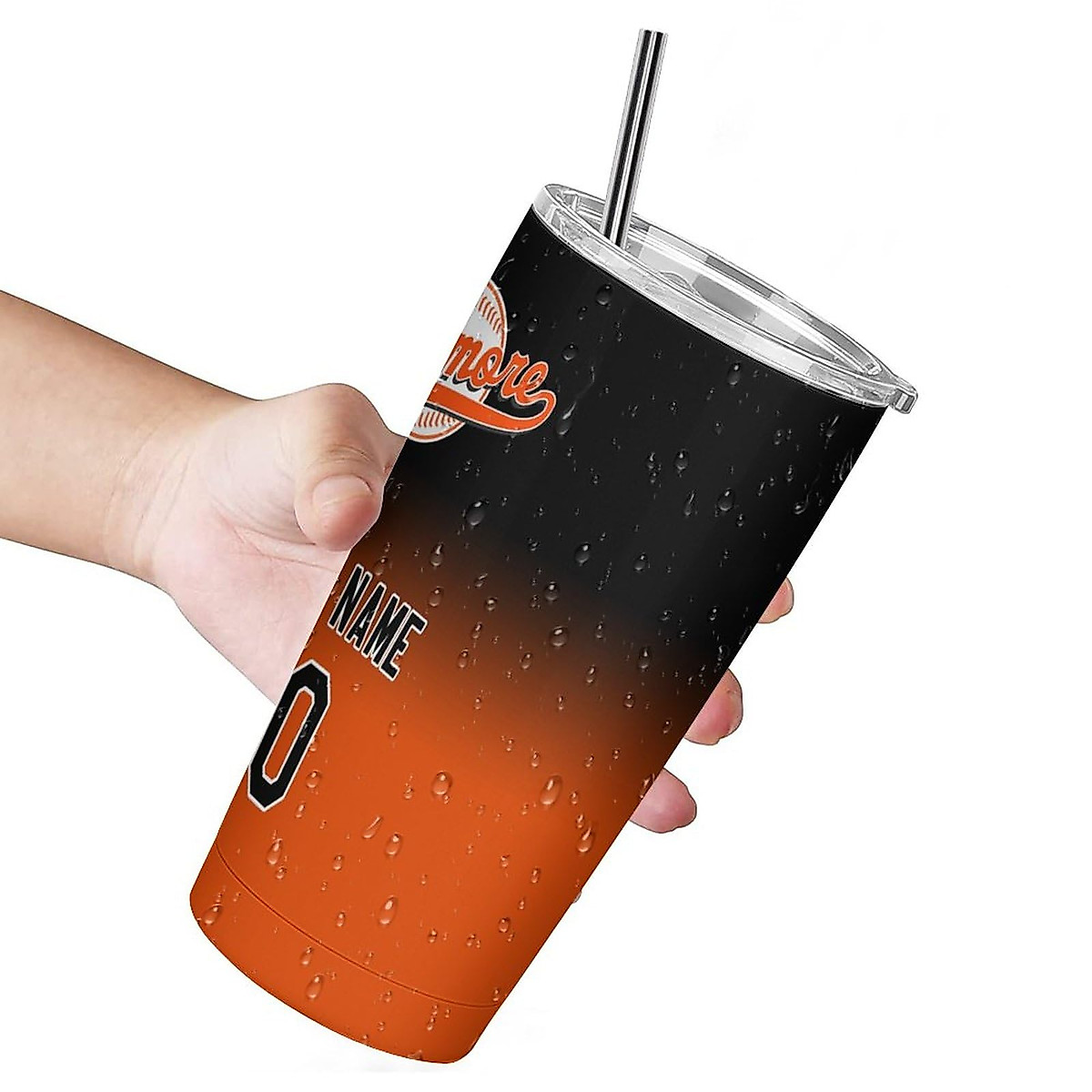 Custom Car Tumbler,Tumblers Stainless Steel 20.8oz,Personalized Baseball Cup,Sports Travel Coffee Mug,Customized Presents Gifts for Mother's Day Friends Fan Players Coach Lovers,Custom Number and Name