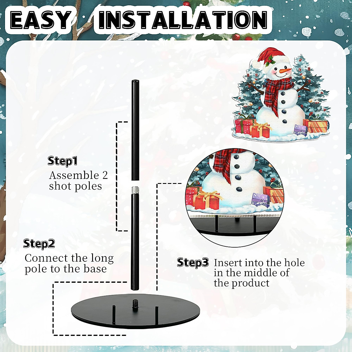 Snowman Paper Towel Holder, Christmas Decoration for Kitchen Home Bathroom, Metal Stand Paper Towel Holder Stand Large, Fall Towels Paper Holder for Countertops Farmhouse Decor