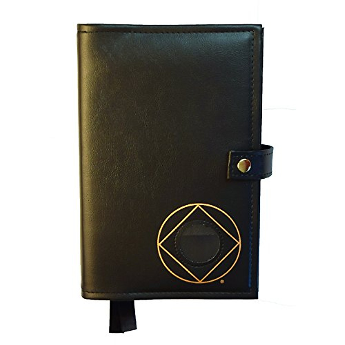 Culver Enterprises Double Narcotics Anonymous NA Basic Text & It Works, How & Why Book Cover Medallion Holder Black