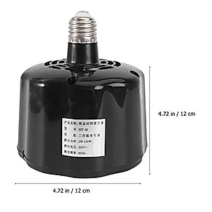 YARDWE Reptiles Reptile Heat Emitter Safe Chicken Coop Heater Livestock Heat Warm Light Cultivation Heating Lamp for Farm Animal Poultry Cat Dog Reptile Style Poultry Heat Lamp