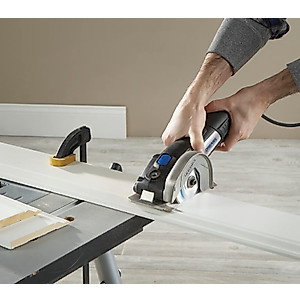 Dremel Ultra Saw US40-04 Corded Compact Saw Tool Kit with 3 Cutting Wheels and Auxiliary Handle