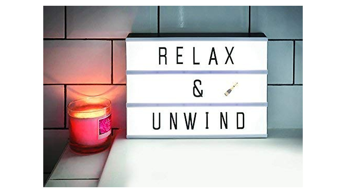 Cinematic Light Box Sign - Personalize with 105 Emojis