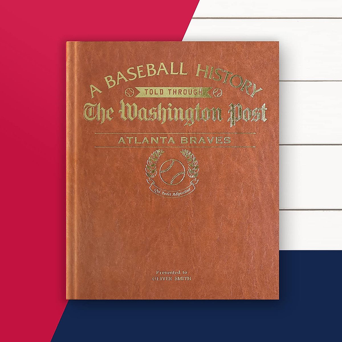 Signature gifts Atlanta Personalized Baseball History Book - Braves Baseball Fan Gift - A Major League History Told Through Archive Newspaper Coverage (Atlanta Braves)