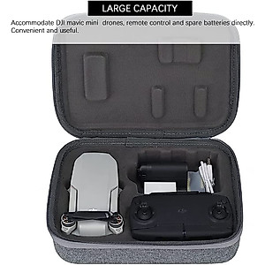 CAMRISE Original Carrying Case for DJI Mavic Mini/Mini SE Drone Accessories, Waterproof Drone Storage Bag (Grey)