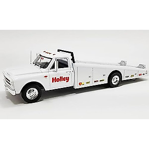 1967 Chevy C-30 Ramp Truck White Holley Speed Shop Limited Edition to 200 Pieces Worldwide 1/18 Diecast Model Car by Acme A1801707WH