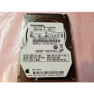 MK7559GSXF, C0/GQ108B, HDD2J60 P TN01 T, Toshiba 750GB SATA 2.5 Hard Drive (Certified Refurbished)