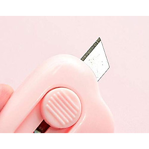 WOIWO 3PCS Mini Cloud Portable Box Cutter Cute Paper Cutter Cutting Paper Blade Office School Supplies Stationery Gift