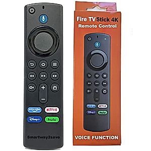 New Smartway2save Voice Remote Control L5B53G Compatible for Amazon Fire TV Cube 2nd Gen, Fire TV 3 Gen, Fire TV Stick 4k, Fire TV Stick Lite, Fire TV Stick 3rd Gen, Fire TV Cube 1st Gen and 2 Gen