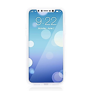 technext020 for iPhone Xs Clear Case, Shockproof Ultra Slim Fit Silicone iPhone 10 Transparent Cover TPU Soft Gel Rubber Cover Shock Resistance Protective Back Bumper for iPhone X Clear