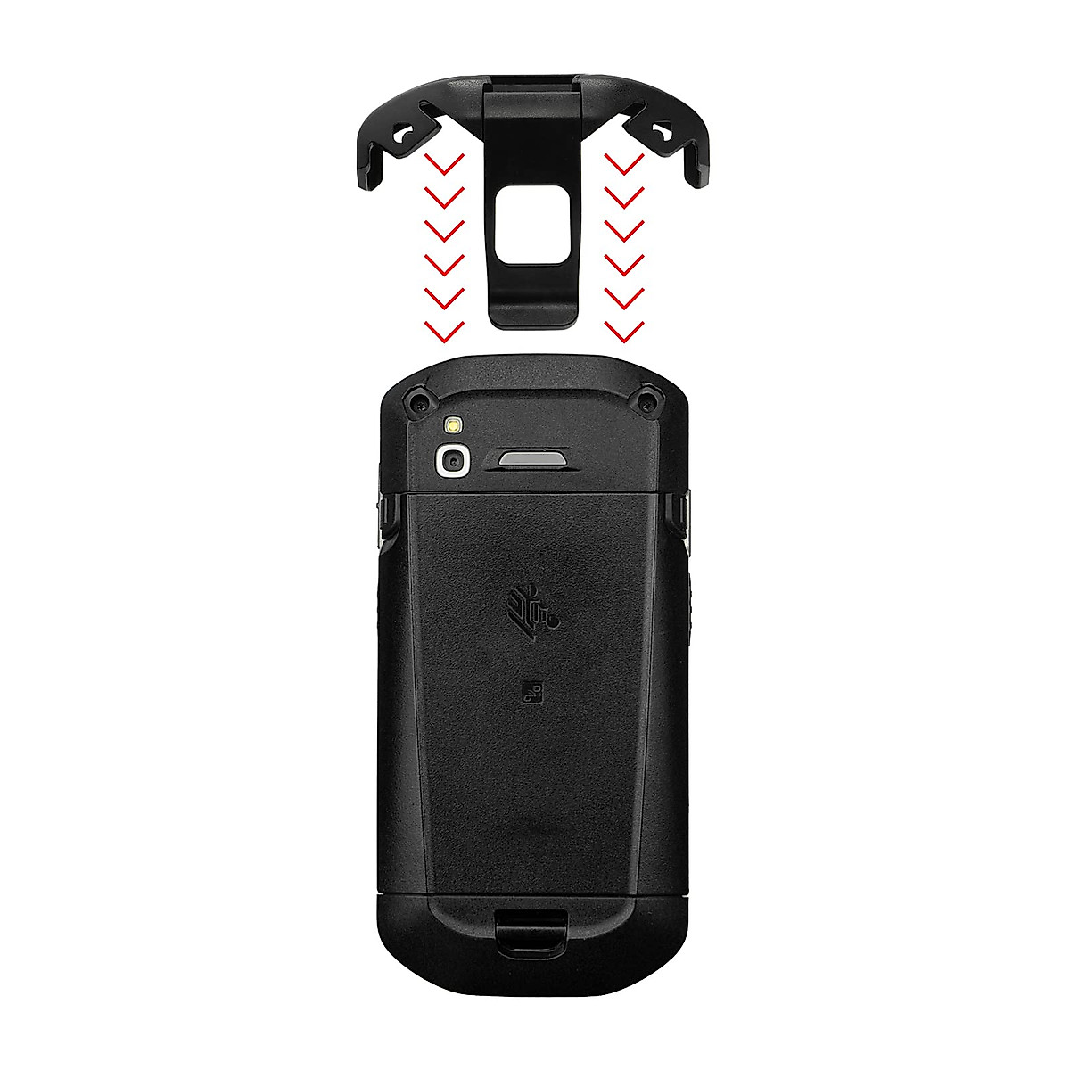 Plastic Carrying Clip for Zebra TC51 TC52 TC56 57 SG-TC51-CLIPHC1-01 (Black) Barcode Scanner case,Scanner Accessories,Handheld Barcode Touch Mobile Computer Accessories (Black)