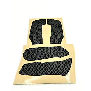 LZYDD Mouse Anti-Slip Tape Elastics Refined Side Grips/Anti Sweat Paste for ROCCAT Kone AIMO Gaming Mouse (Anti-Slip Tape Black)