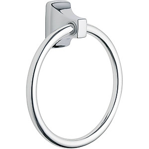 Moen P5860 Donnor Collection 6.25-Inch Diameter Contemporary Bathroom Hand -Towel Ring, Chrome