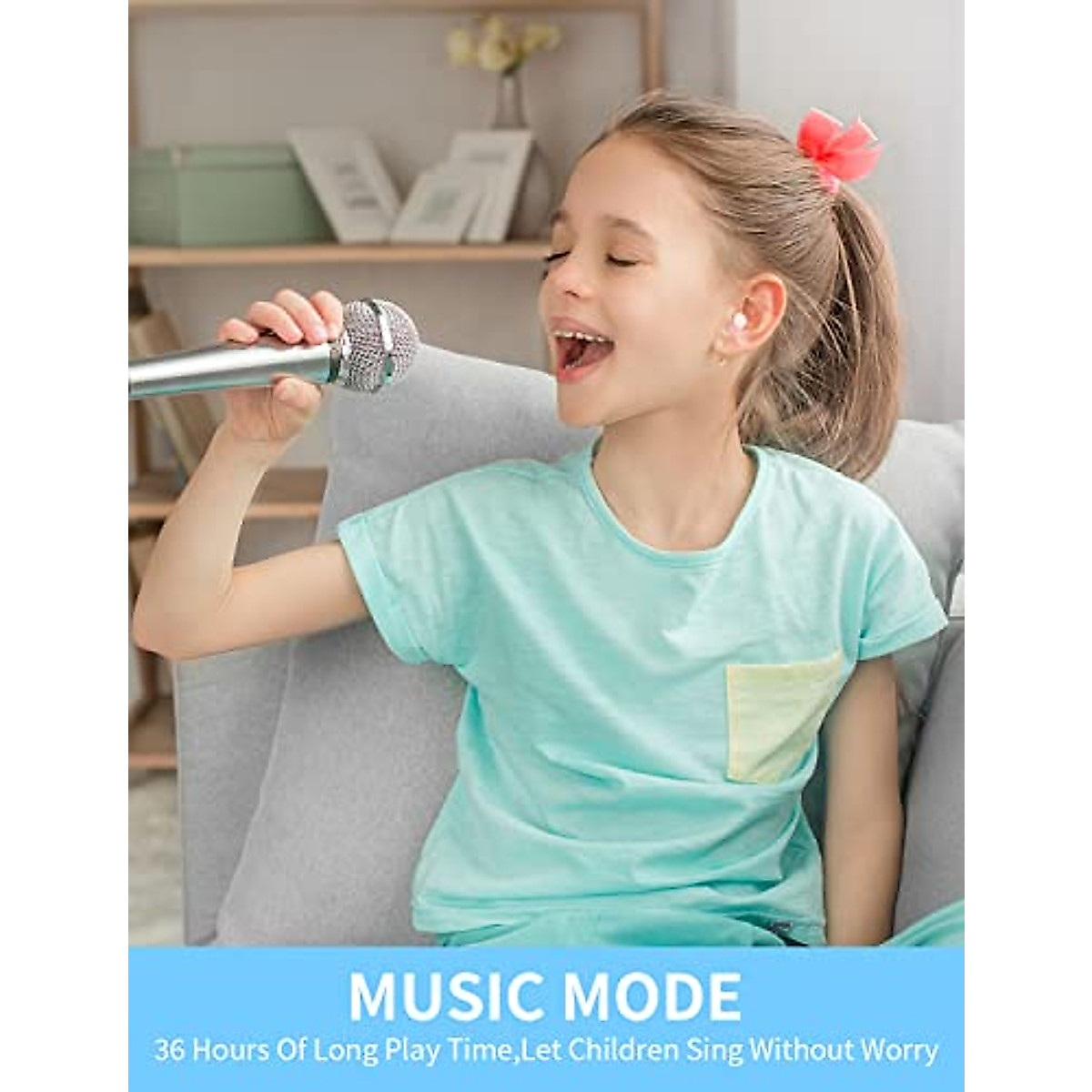 Instiwitt Pink Wireless Earbuds for Girl, Bluetooth 5.1 Headphone Hi-Fi Stereo Headphones IPX5 Waterproof Earphones with Dual Mic and Charging Case, 36H Playtime Touch Control in-Ear Headset