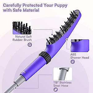 WaterSong Dog Sprayer Shower Attachment (Purple)