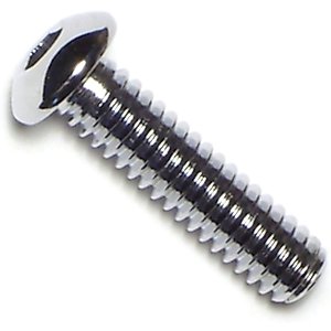 Hard-to-Find Fastener 014973133061 Button Head Socket Cap Screws, 1/4-20 x 1, Piece-10