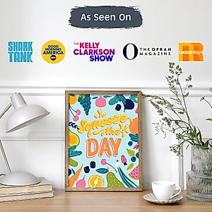 Pink Picasso Kits Self Care Collection Paint by Number for Adults & Beginners | DIY Unique 8x10 Canvas Painting Kits | Color by Numbers Arts Paint Canvas Best for The Young at Heart | Squeeze The Day