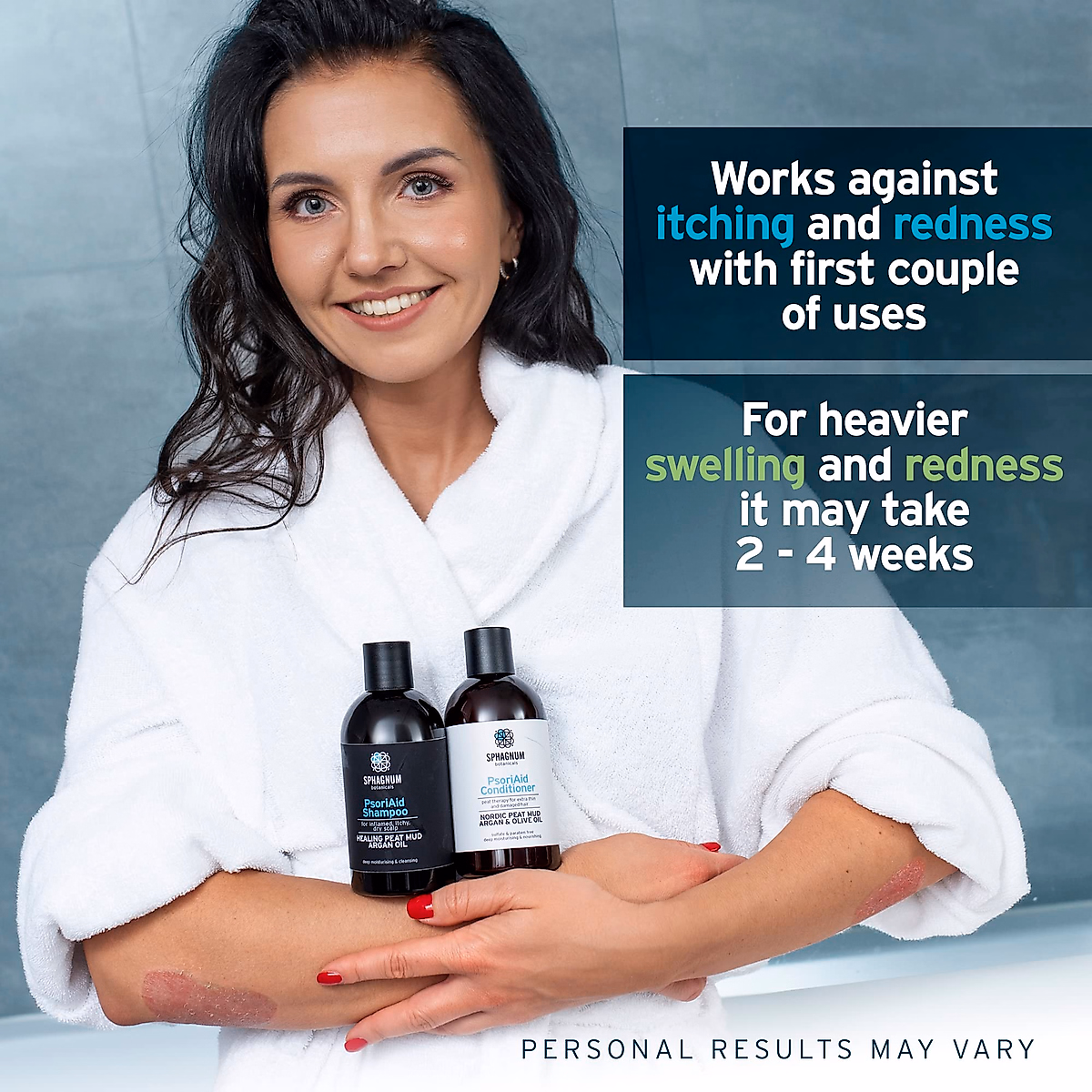 Sphagnum Botanicals Psoriasis Shampoo - Peat Mud & Fulvic Acid Therapy for Itchy and Red Scalp Treatment. No Coal Tar. 8.45 Oz