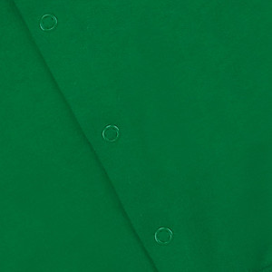 Creative Knitwear College Baby NCAA Officially Licensed Snap Hooded Jacket - Notre Dame Fighting Irish Logo - Kelly - 6-9 Months