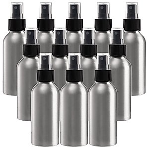 Youeon 12 Pack 4 Oz Fine Mist Spray Bottles, Aluminum Empty Spray Bottles, Reusable Bottles Small Spray Bottles for Travel, Cosmetic Perfume, Toner, Face Spray, Essential Oil Storage