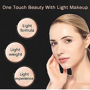 firstfly Mushroom Air Cushion CC Cream, Moisturizing Concealer Makeup Base Primer BB Liquid Foundation