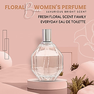 Sandora Fragrances Womens Perfume, Eau de Parfum Natural Spray, Classic Warm Floral Scents of Rose Petals, freesia, Cattleya Orchids, 100 ml 3.4 fl oz