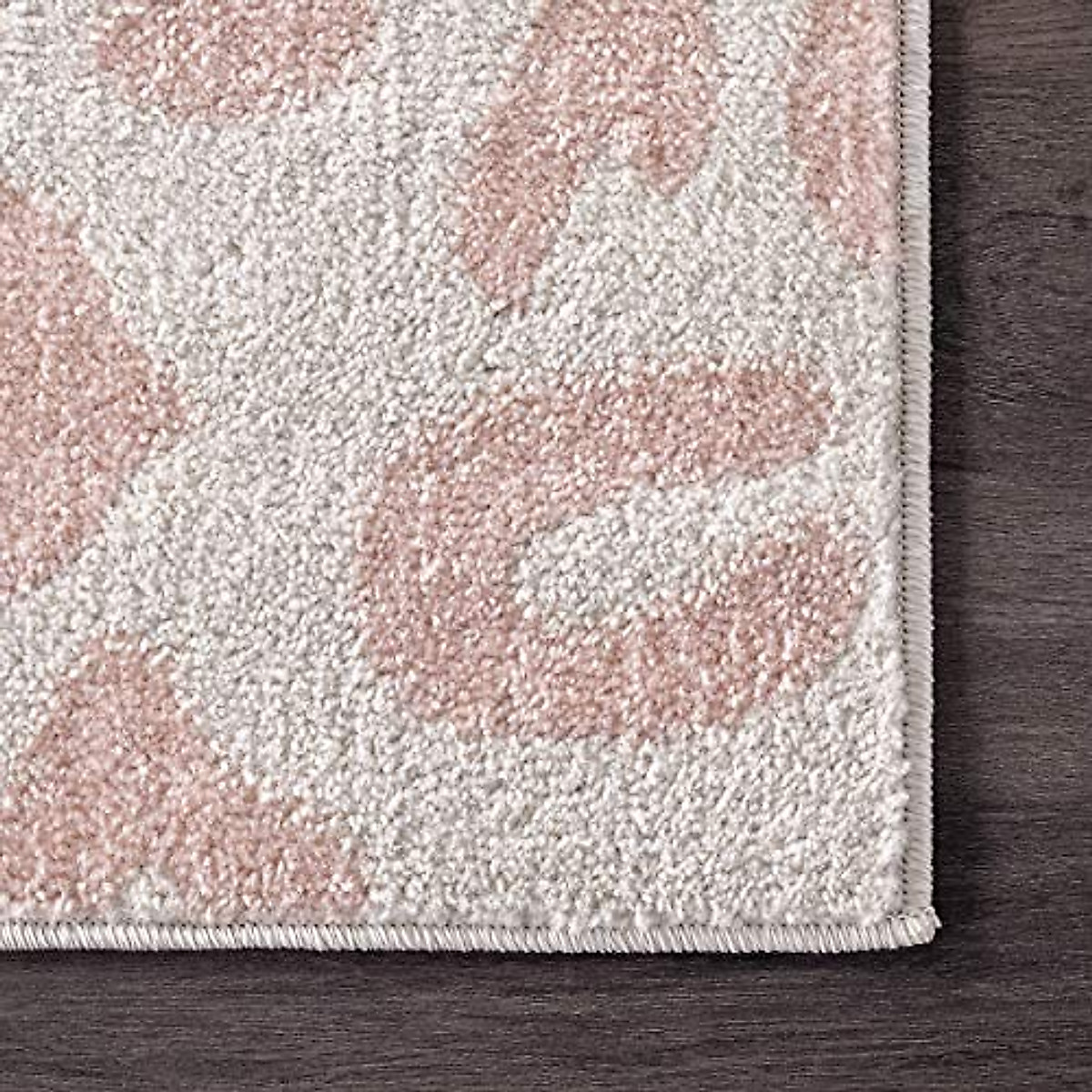 nuLOOM Print Leopard Area Rug, 5 ft x 7 ft 5 in, Baby Pink