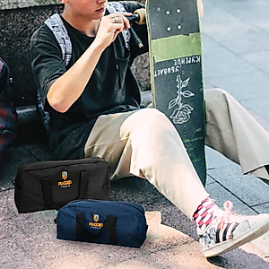 Rugged Tools Tool Bag Combo - Includes 1 Small & 1 Medium Toolbag - Organizer Tote Bags for Electrician, Plumbing, Gardening, HVAC & More