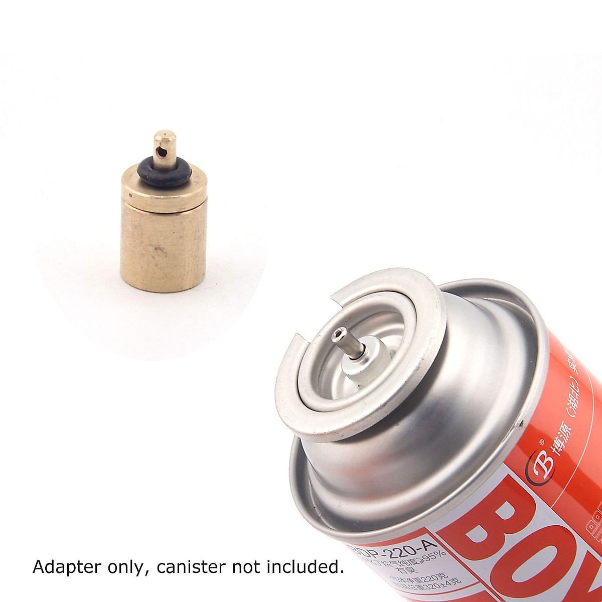Adapter Gas Refill Adapter Butane Refill Adapter Filling Butane Canister Adapter for Backpacking Camping Stove