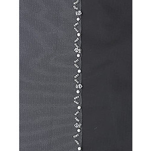 SAMKY 1T 1 Tier Pearls Crystals Beaded Wedding Veil V377 - Light Ivory Fingertip Length 36"