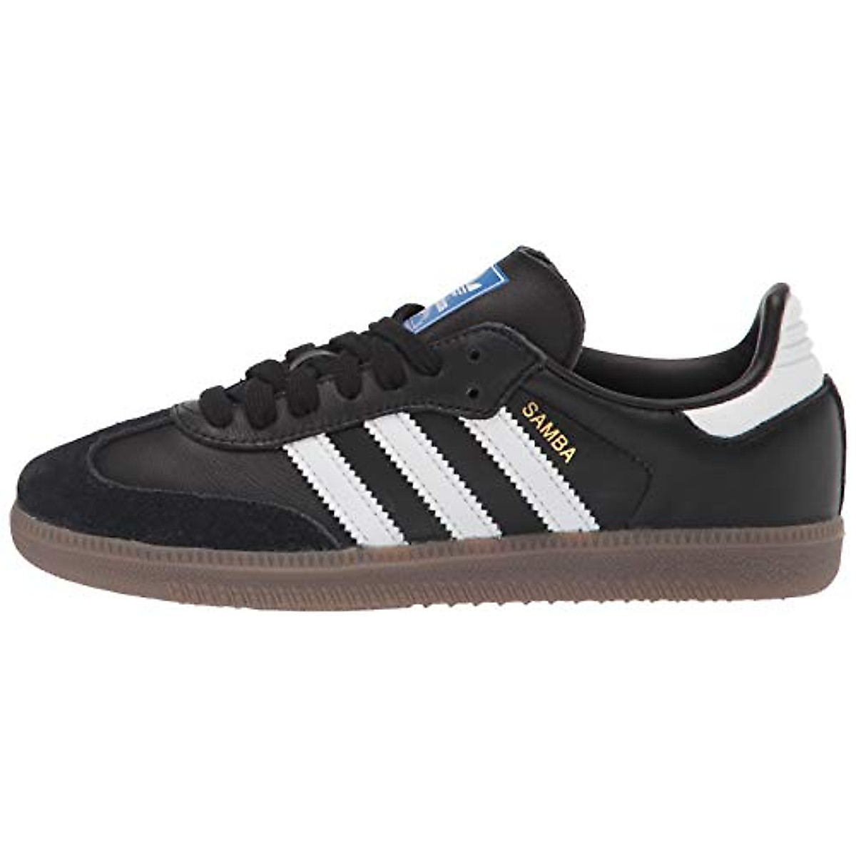 adidas Originals Men's Samba OG Sneaker Black/White/Gum 5.5