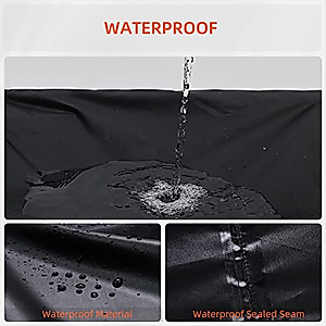 Griddle Cover for Blackstone 22'' Griddle with Hood Lid and Stand, Waterproof Windproof BBQ Grill Cover with Buckle, Griddle Accessories for Blackstone (Cover Only)