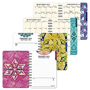 Hebrew Illuminations 2022 - 2023 Jewish Weekly Planner by Adam Rhine: 17-Month Calendar with Pocket (Aug 2022 - Dec 2023, 5" x 7" closed): Arise! Shine!